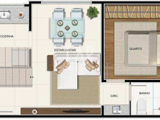 Cobertura à venda, 1 quarto, 1 vaga, Sagrada Família Belo Horizonte/MG
