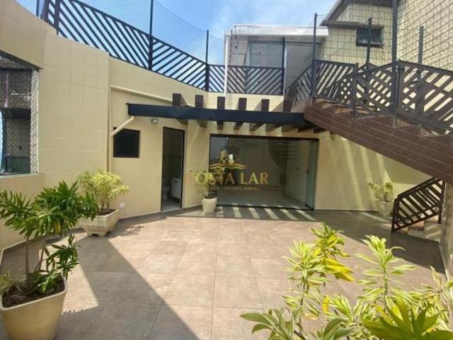 Cobertura à venda 205 m², 5 dormitórios, vista mar, Tupi, Praia Grande SP