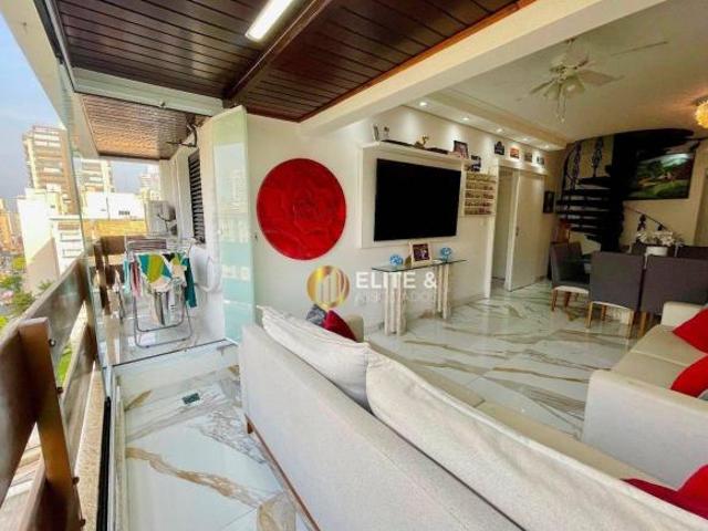 Cobertura à venda, 223 m² por R$ 1.600.000,00 Boqueirão Santos/SP