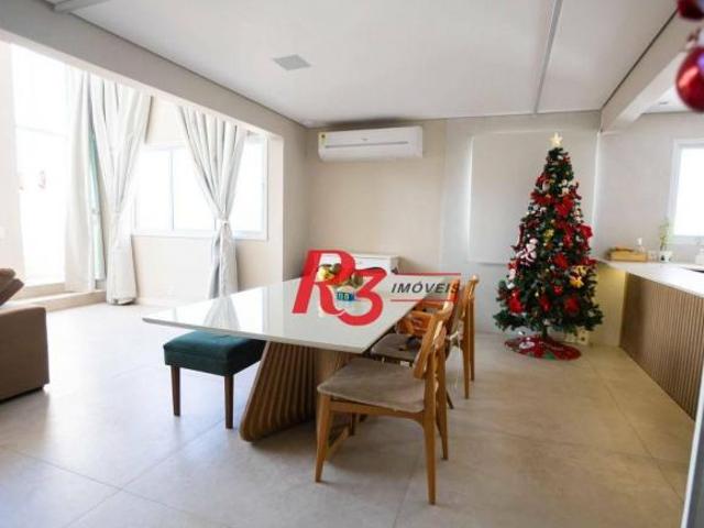 Cobertura à venda, 290 m² por R$ 3.200.000,00 José Menino Santos/SP