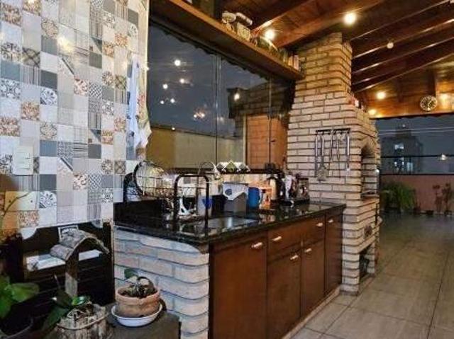 Cobertura à venda, 2 quartos, 1 suíte, 2 vagas, Vila Alzira Santo André/SP