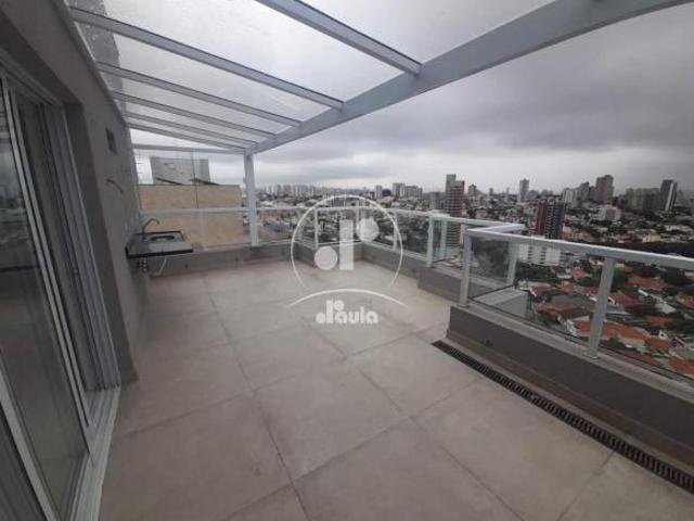 Apartamento cobertura com 2 quartos, 2 suítes e 2 vagas de garagem, Bairro Jardim, Santo André SP