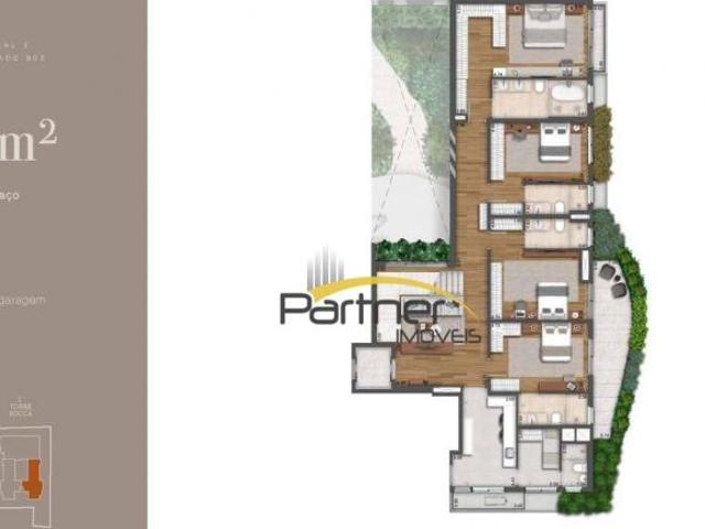 Cobertura à venda, 379 m² por R$ 9.185.752,00 Batel Curitiba/PR