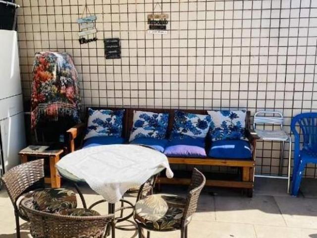 Cobertura à venda, 3 quartos, 2 suítes, 1 vaga, Boqueirão Santos/SP