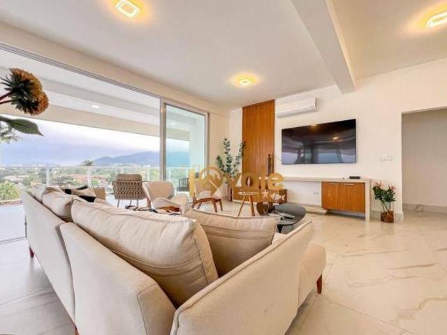 Cobertura à venda vista mar com 3 suítes, 500 m² na Praia do Itaguá Ubatuba/SP