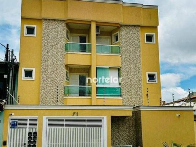 cobertura a venda a venda 160m² 3 quarto 1 suite 3 banheiro 2 vaga na rua viena Utinga Santo And