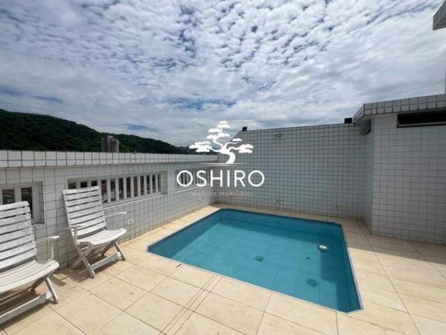 Cobertura à venda com 3 quartos e piscina Vila Belmiro Santos