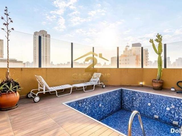 Cobertura à venda com 185m², 3 quartos e 2 vagas na Vila Gumercindo SP, próxim