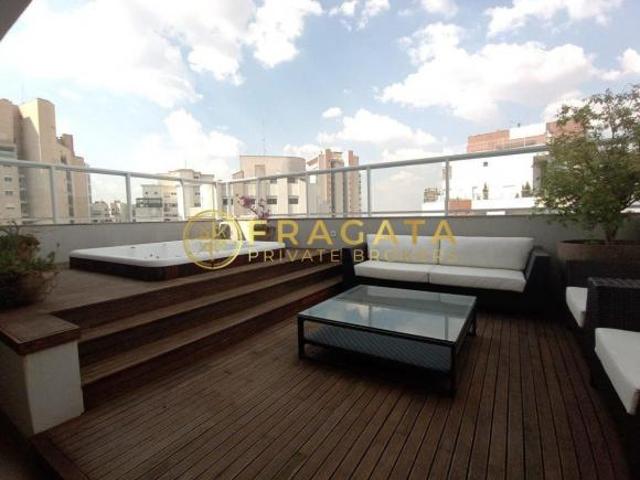 Cobertura à venda com 296m² 4 suítes e 4 vagas Alto da Lapa/SP