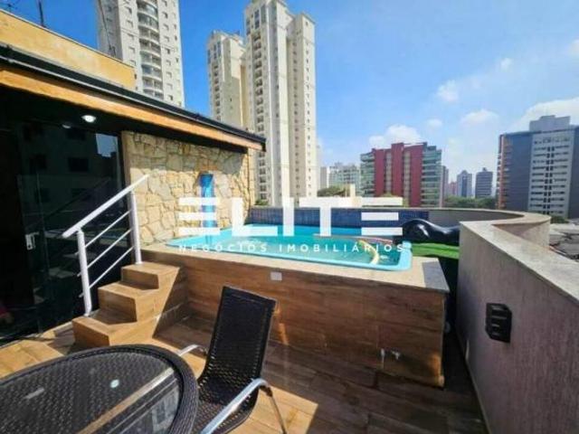 Cobertura à venda com 2 quartos suítes, 203 m² por R$ 1.300.000 Vila Caminho do Mar São Bernardo