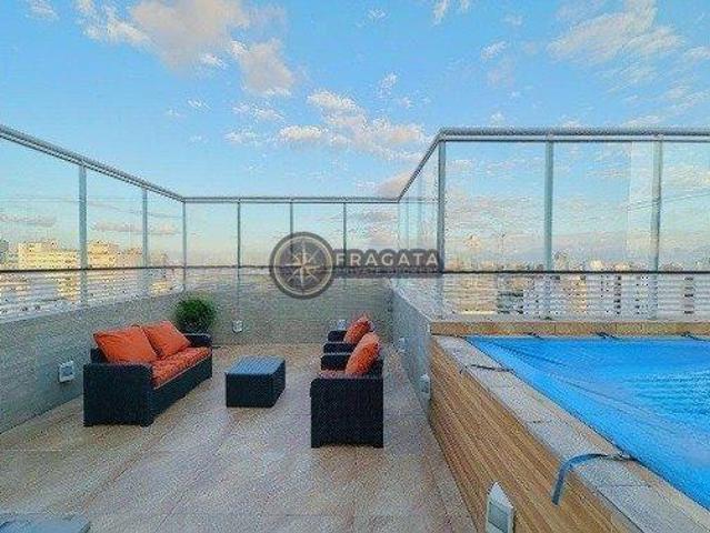 Cobertura à venda com 319m² 4 quartos todos suítes e 5 vagas Perdizes /SP