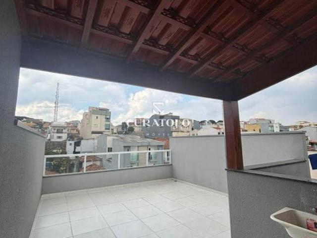 Cobertura à venda com 90 m², 2 quartos, terraço e vaga em Utinga, Santo André