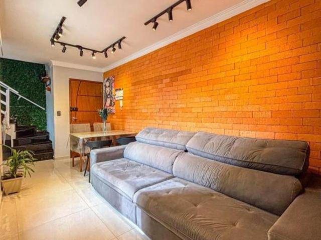 Cobertura a venda com porteira fechada, 02 quartos á venda, 90m² no Bairro Campestre Santo André/