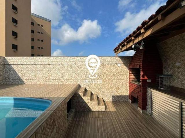COBERTURA Á VENDA DE 2 DORMITÓRIOS NO GUARUJÁ PRAIA DA ENSEADA