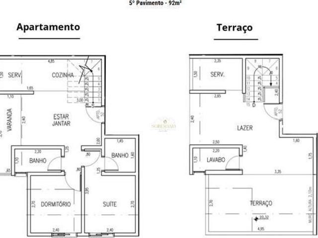 Cobertura à Venda em Jardim Ipanema, Santo André – 2 Quartos + 1 Suíte