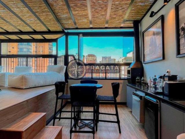Cobertura à venda em Perdizes com 130m², 2 suítes, área gourmet completa e alto padrão em São Paulo/