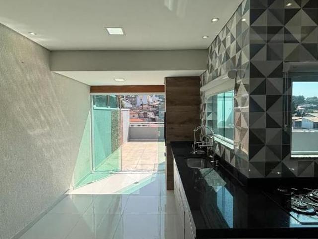 Cobertura à venda em Santo André Parque Novo Oratório | 2 dorm, 1 suíte | Fundo | Mobiliada | 1 va