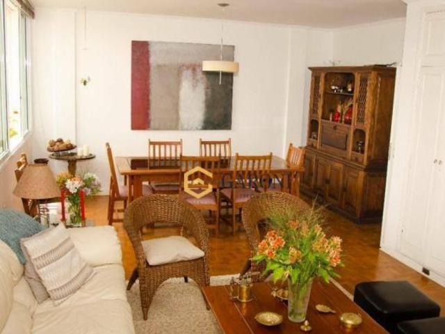 Cobertura à venda Higienópolis SP com 208m² sendo 4 dormitórios e 2 vagas