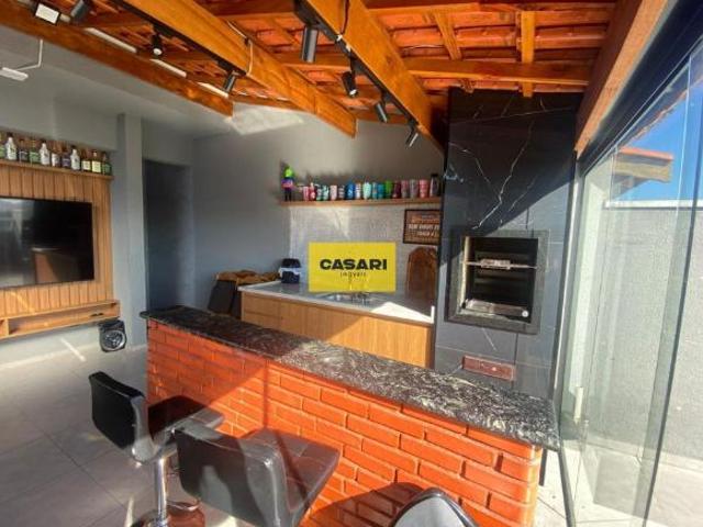 Cobertura à venda na Vila Scarpelli em Santo André com 2 quartos, varanda e área gourmet
