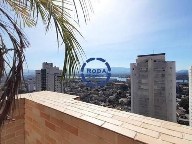 Cobertura à Venda na Ponta da Praia – 3 Suítes, Terraço Privativo e 3 Vagas | Santos