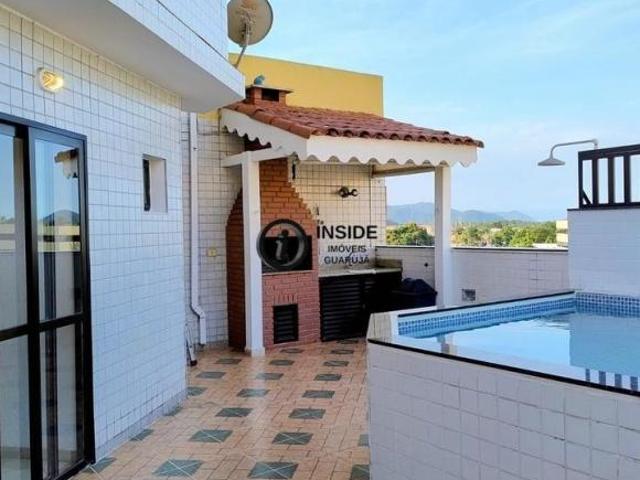 Cobertura à venda na praia da enseada de 3 quartos