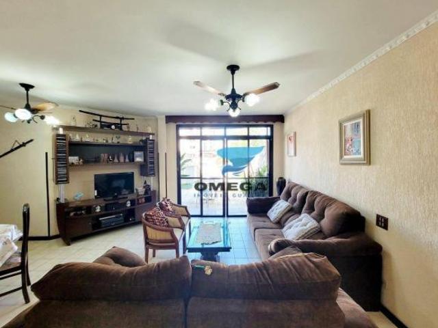 Cobertura à venda na praia do Tombo Guarujá SP Omega Imóveis