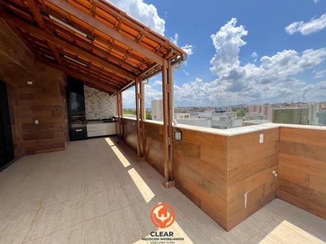 COBERTURA À VENDA NO BAIRRO CASTELO, 4 QUARTOS, 2 VAGAS PARALELAS, ESPAÇO GOURMET, PRÉDIO COM ELEVAD
