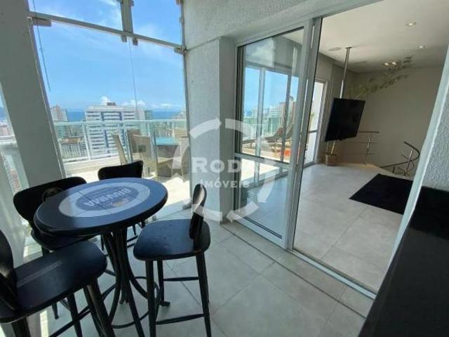 Cobertura à venda no Boqueirão, Santos SP: 2 quartos, 1 suíte, 2 salas, 3 banheiros, 1 vaga, 140m²