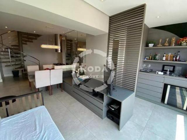 Cobertura à venda no Boqueirão, Santos SP: 2 quartos, 1 suíte, 2 salas, 3 banheiros, 1 vaga, 140m²