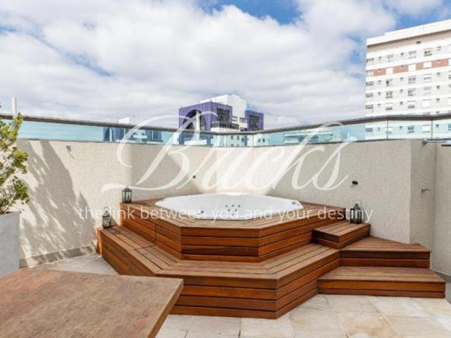cobertura a venda no Brooklin 205m² 5 dormitórios e 3 vagas