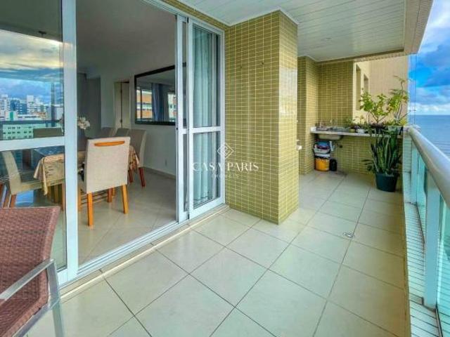 Cobertura à venda no Canto do Forte – 4 dorms 3 suítes com vista para o mar