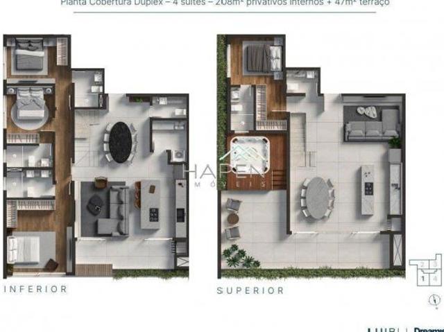 Cobertura à venda no EZA Living Dreamis 4 Suítes