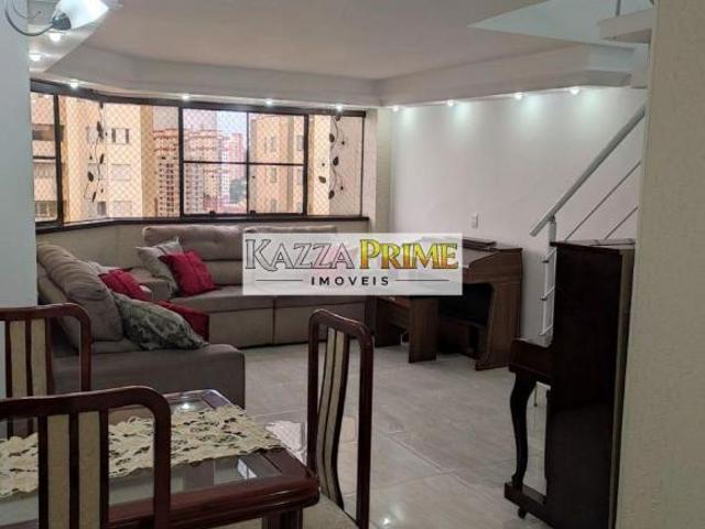 Cobertura à Venda no Jd Marajoara com 148m², 4 quartos sendo 1 suíte, 2 vagas