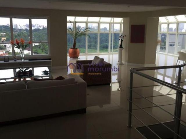 Cobertura a venda no Panamby 4 quartos 5 vagas terraço gourmet