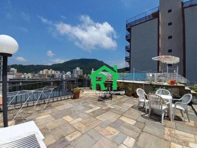 Cobertura à beira mar com 3 Dormitórios, 1 Suítes, 1 vaga Enseada Guarujá/SP