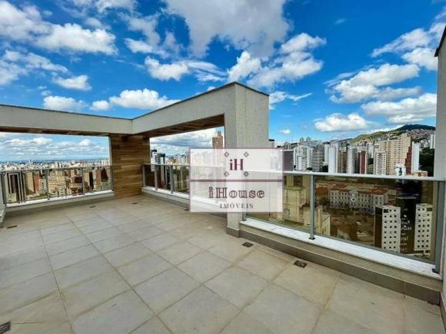 Cobertura alto luxo, nova, com 2 dormitórios à venda, 127 m² por R$ 2.200.000 Funcionários Belo