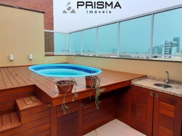 Cobertura alto padrão 3 dormitórios, 3 suítes, 3 vagas de garagem, piscina, es