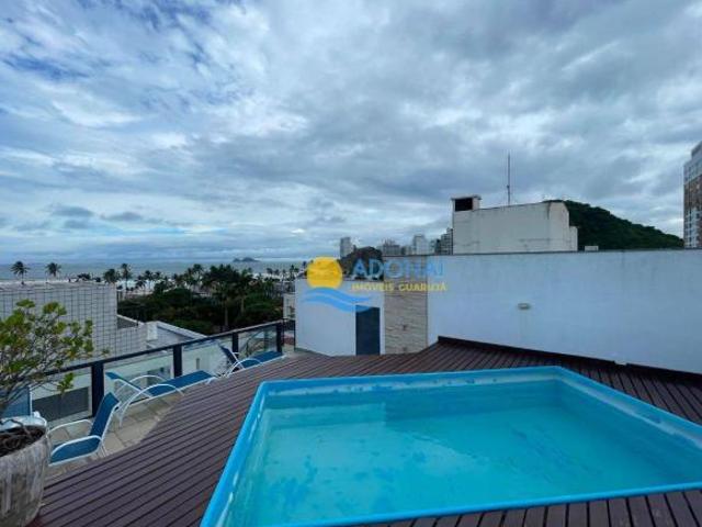 Cobertura beira mar com vista — Enseada — Guarujá