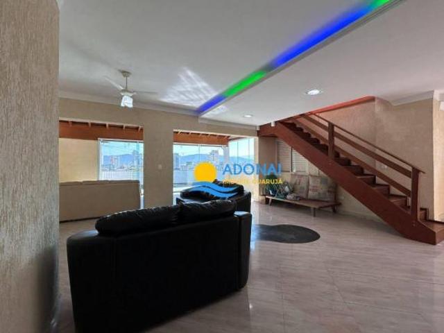 Cobertura beira mar com sacada — Enseada — Guarujá