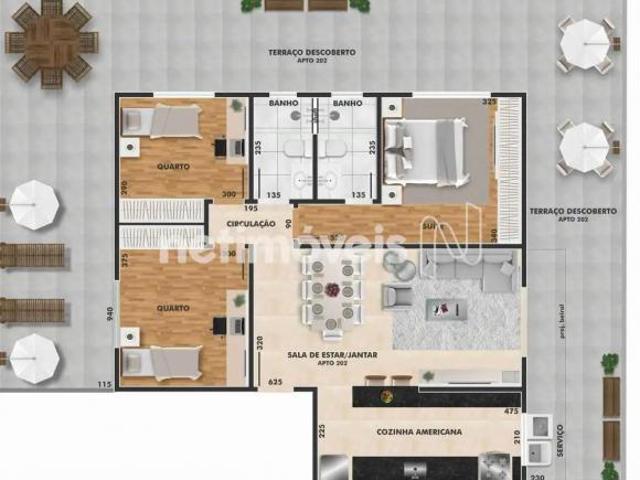 Cobertura de 3 Quartos na Planta Bairro Itapoã BH