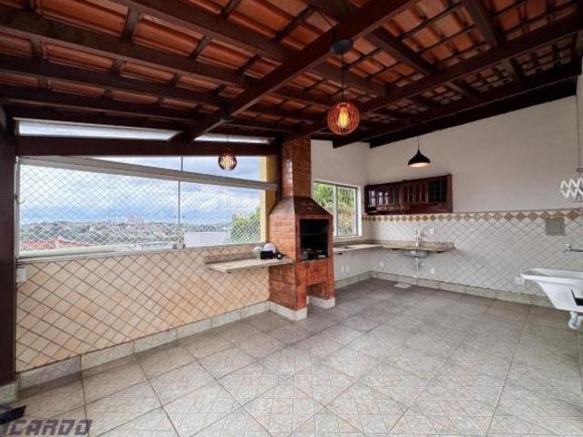 Cobertura de 4 quartos à venda no Bairro Dona Clara, Belo Horizonte MG. Espaço gourmet privativo