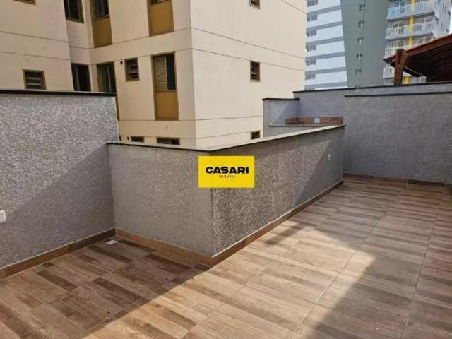 Cobertura de 92 metros,condomínio com elevador, prédio baixo no Jardim bela Vista em Santo André
