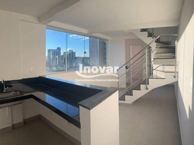 Cobertura de alto Padrão com 1 quarto e 2 vagas de garagem no coração do Barro Preto