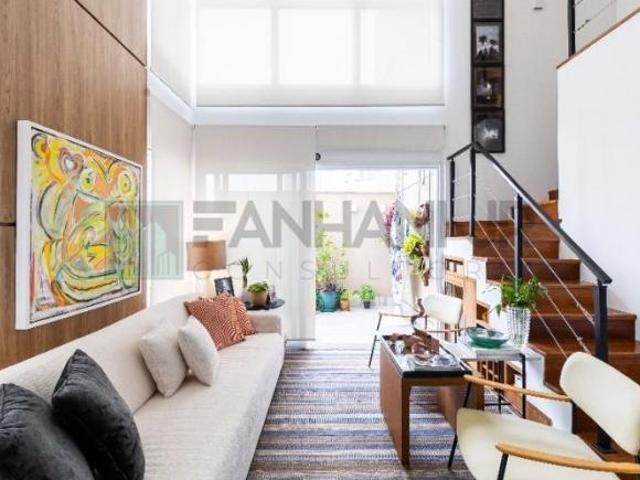 Cobertura de luxo à venda ou locação em São Paulo Jardim Paulista: 1 quarto, 1 suíte, 3 salas, 3 b
