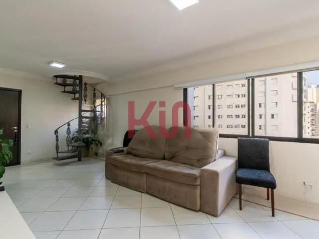Cobertura de luxo à venda em São Paulo SP, Vila Gumercindo: 2 quartos, 3 banheiros, 2 vagas, 205m²!