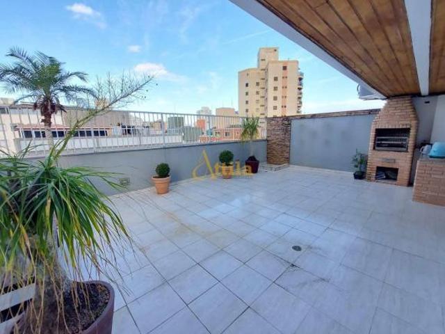 Cobertura decorada, 3 dorms terraço, Enseada
