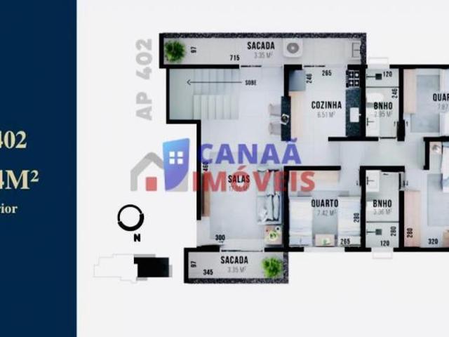 Cobertura Dúlpex alto padrão com 4 quartos, 2 suítes, SPA