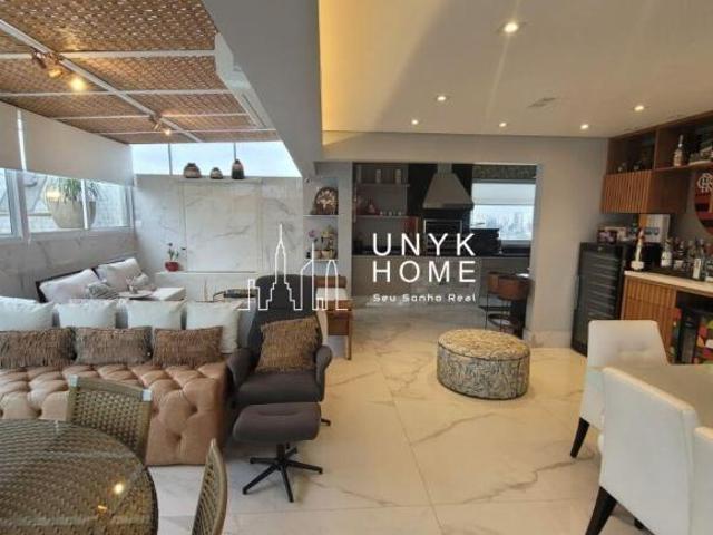 Cobertura duplex, mobiliada, 5 dormitórios Gourmet