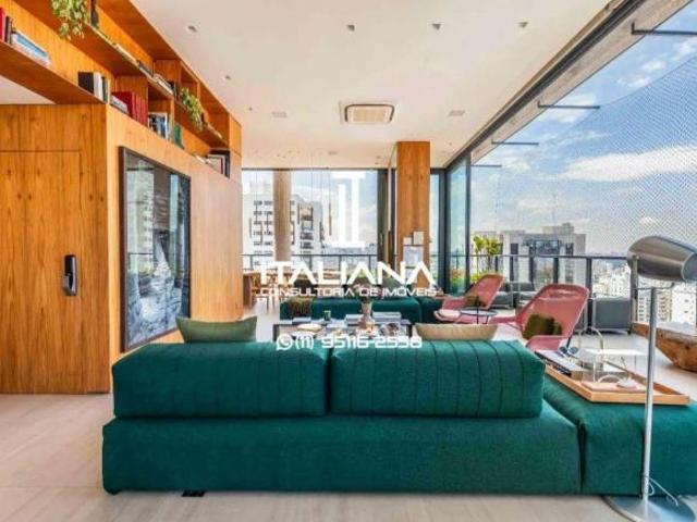 Cobertura Duplex Mobiliada a Venda Jardins São Paulo 4 Suítes e 5 Vagas Rua José Maria Lisboa