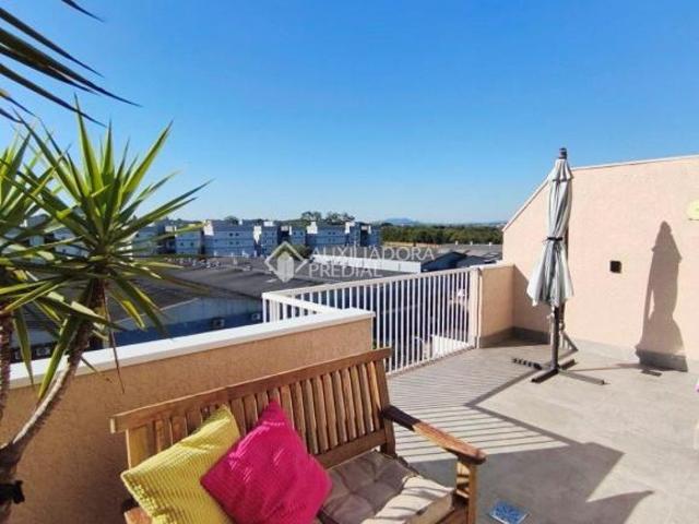 Cobertura duplex mobiliada em Cachoeirinha/RS 108?m² 3 dormitórios 2 reversíveis ? Terraço gou